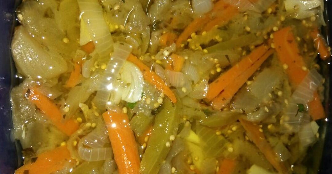 Recetas Argentinas Irresistibles: Berenjenas En Escabeche Con Morrón Y ...