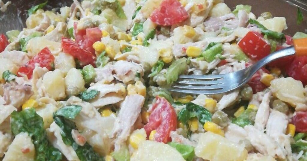 Ensalada De Ave Con Papa: Receta Argentina Llena De Sabor Y Textura